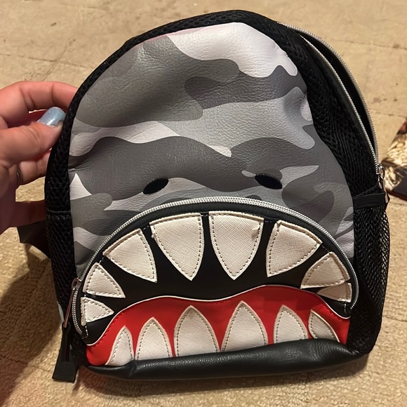 OMG | Accessories | Omg Accessories Captain Owens Camo Shark Purse Size ...
